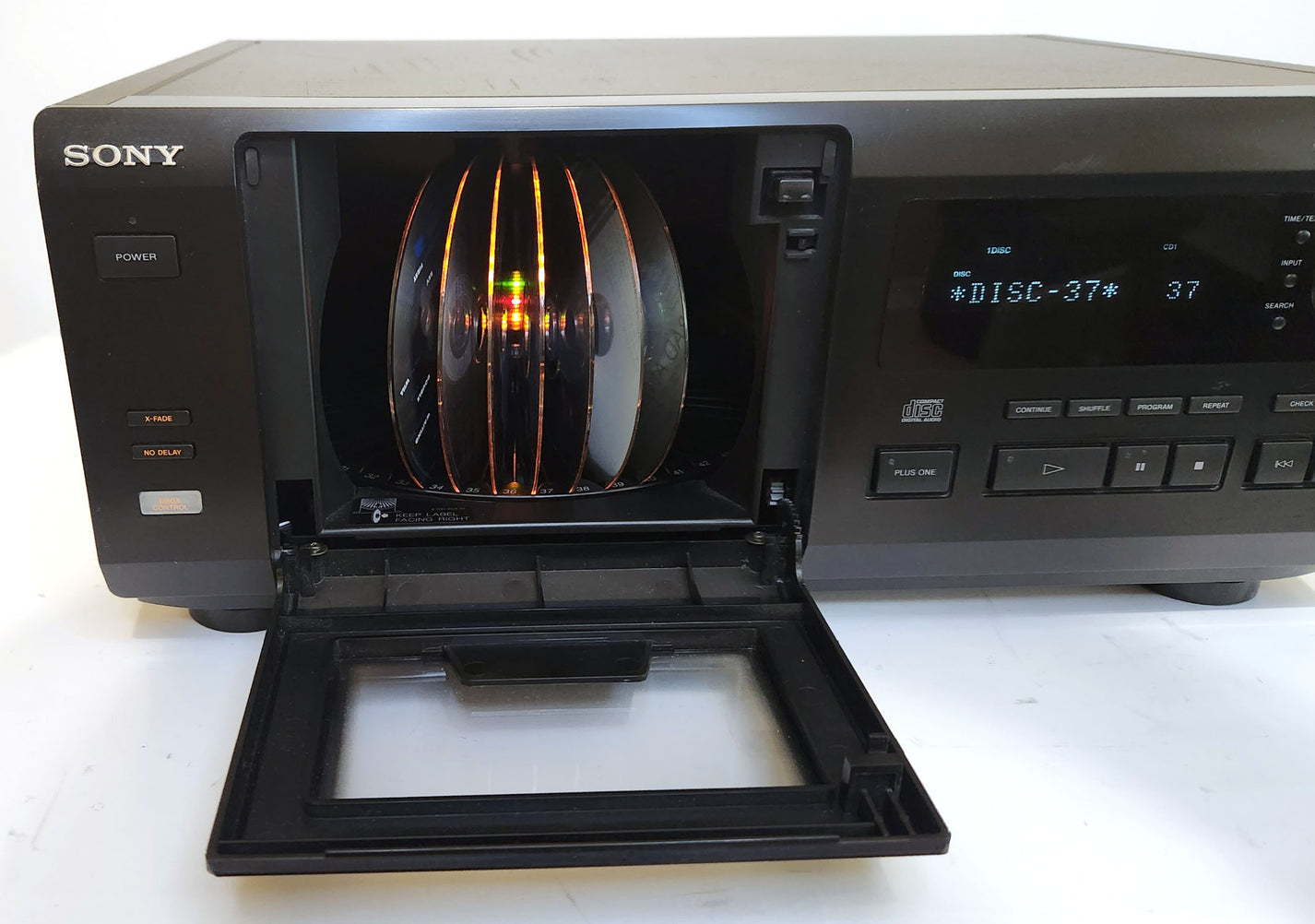 Sony CDP-CX55 MegaStorage 50+1 CD Changer Player – VCR-DVD.com