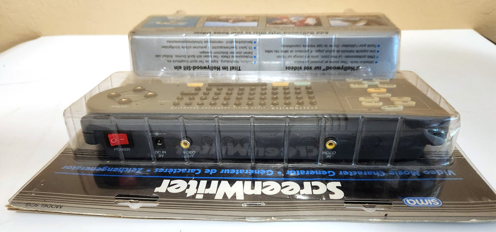 Sima SCG ScreenWriter Video Movie Character Generator – VCR-DVD.com