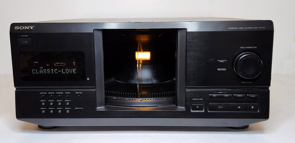 Sony CDP-CX255 MegaStorage 200 CD Changer Player – VCR-DVD.com