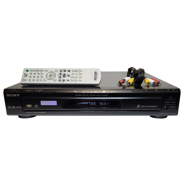 Sony DVP-NC80V DVD/CD Player, 5 Disc Carousel Changer, Black – VCR-DVD.com