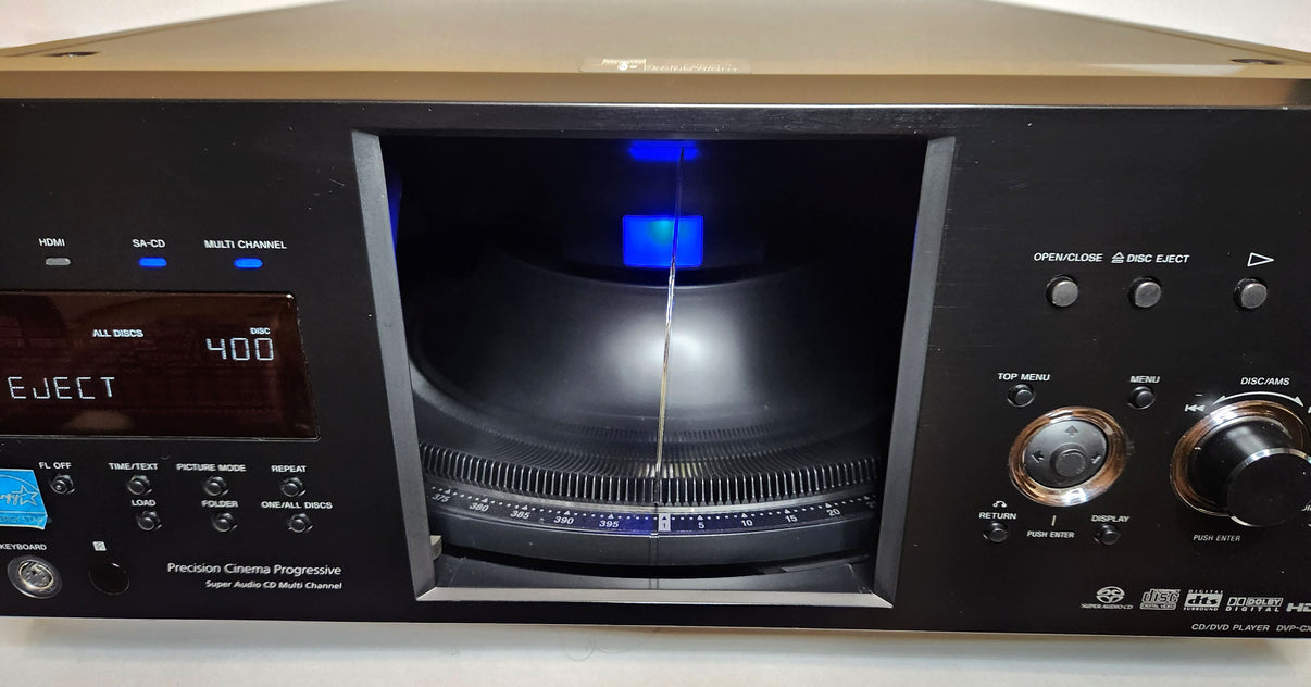 Sony DVP-CX995V MegaStorage 400 DVD/CD Changer Player with HDMI – VCR ...