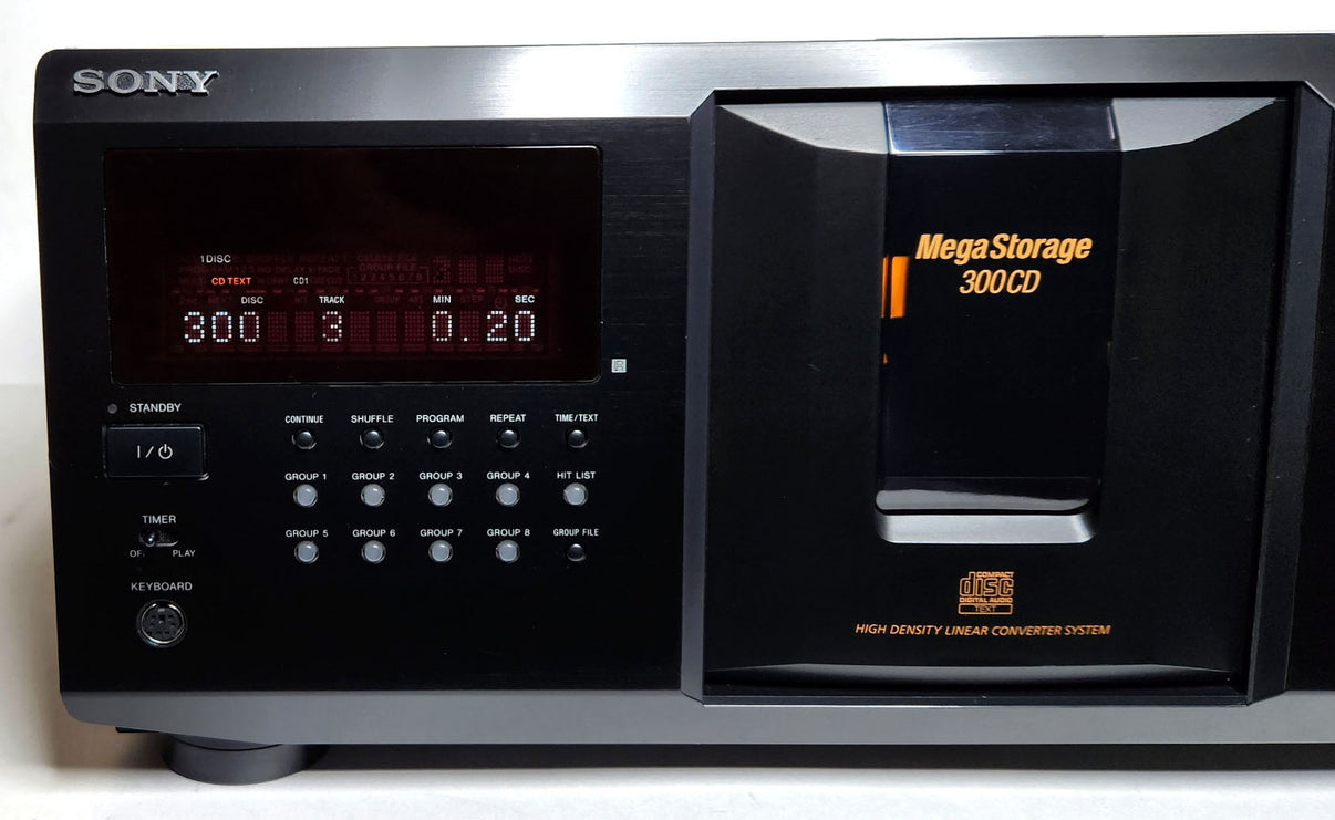 Sony CDP-CX355 MegaStorage 300 CD Changer Player – VCR-DVD.com