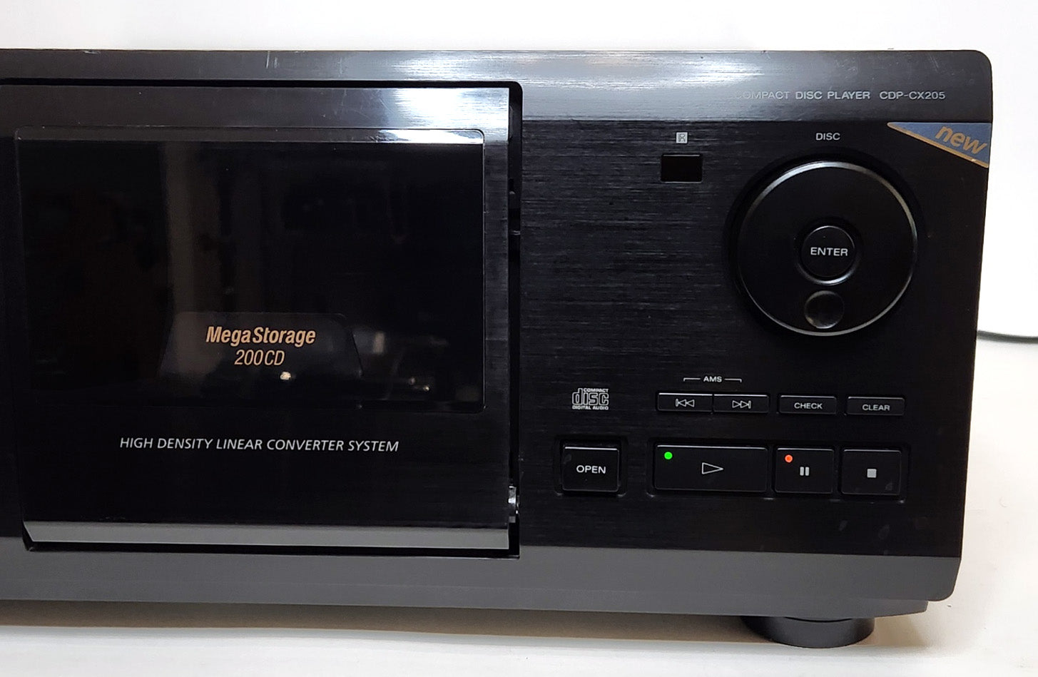 Sony CDP-CX205 MegaStorage 200 CD Changer Player – VCR-DVD.com