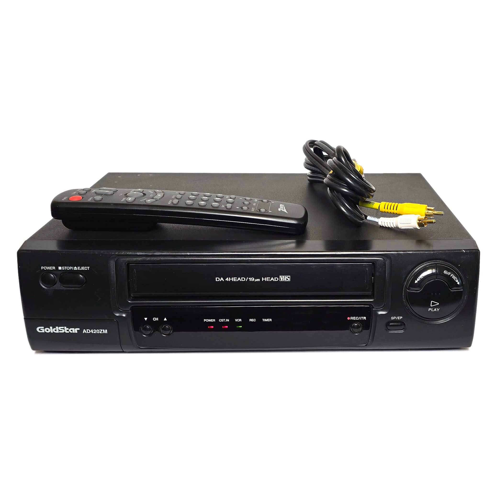 LG (GoldStar) AD420ZM VCR, 4-Head VHS Player Recorder – VCR-DVD.com