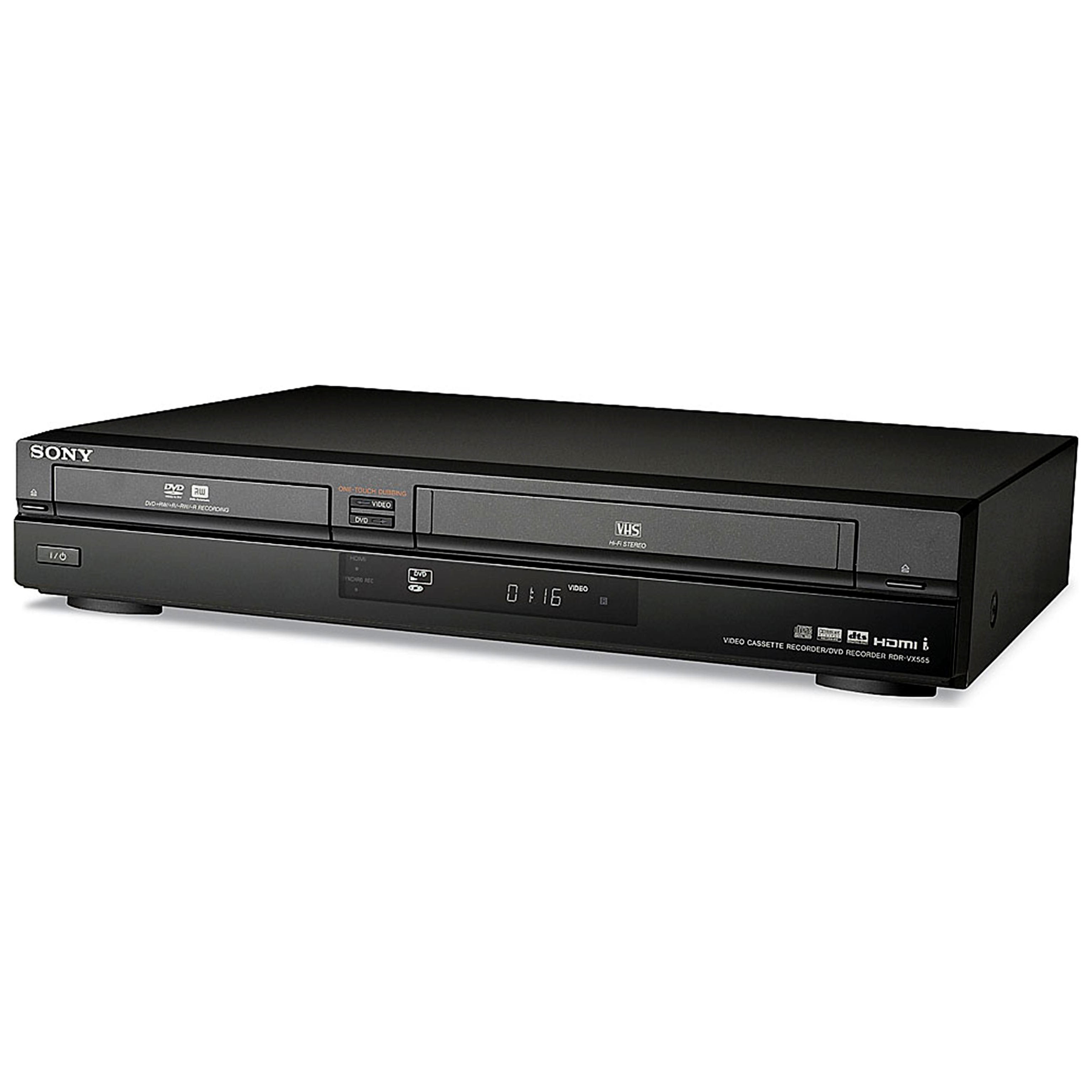 Sony RDR-VX555 VHS VCR/DVD Recorder Combo – VCR-DVD.com