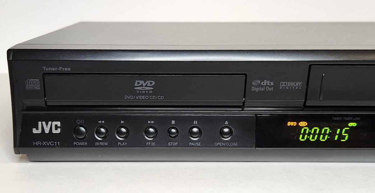 JVC HR-XVC11B VHS VCR/DVD Player Combo – VCR-DVD.com