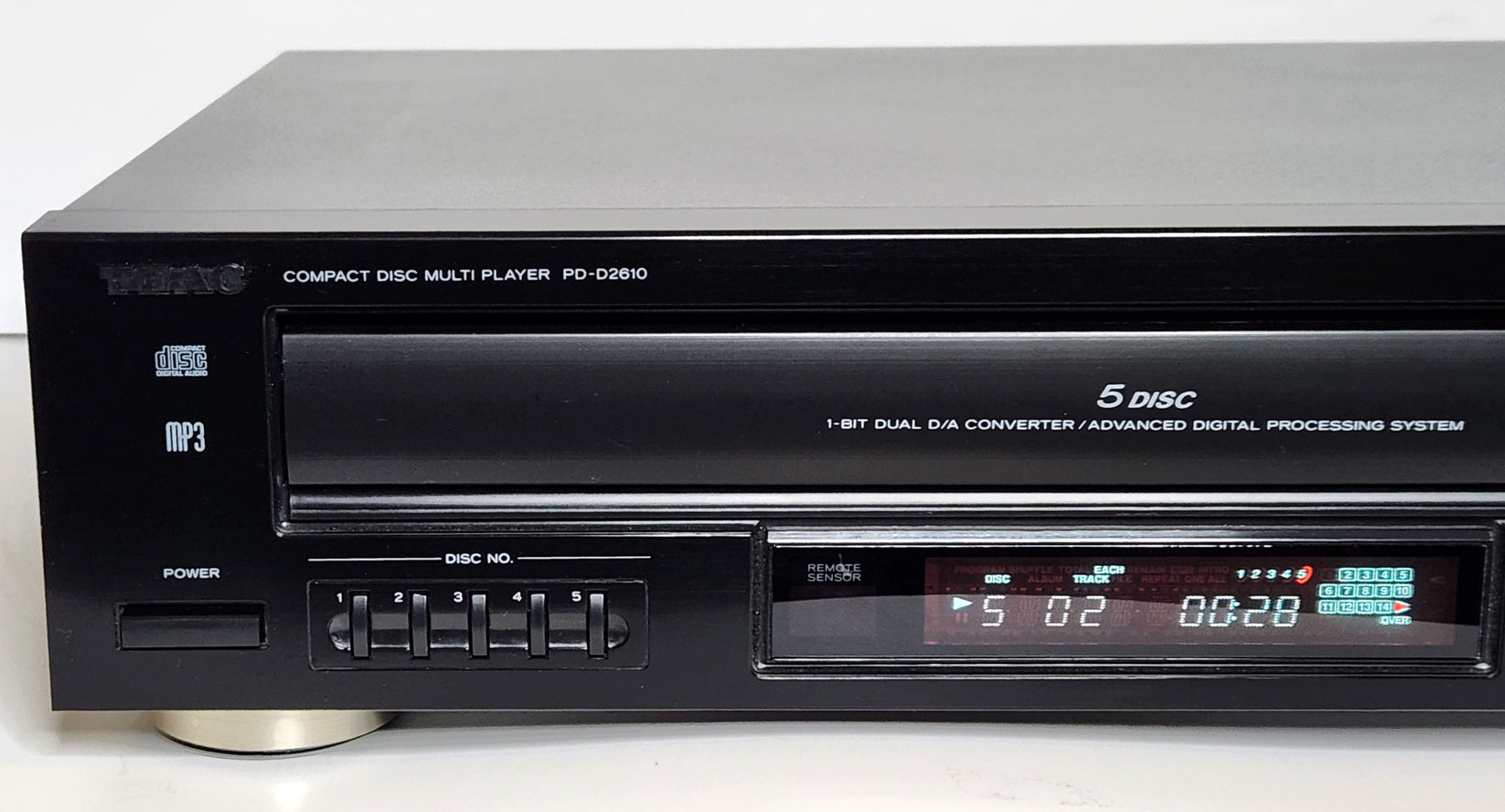 TEAC PD-D2610 5-Disc Carousel CD Changer Player – VCR-DVD.com