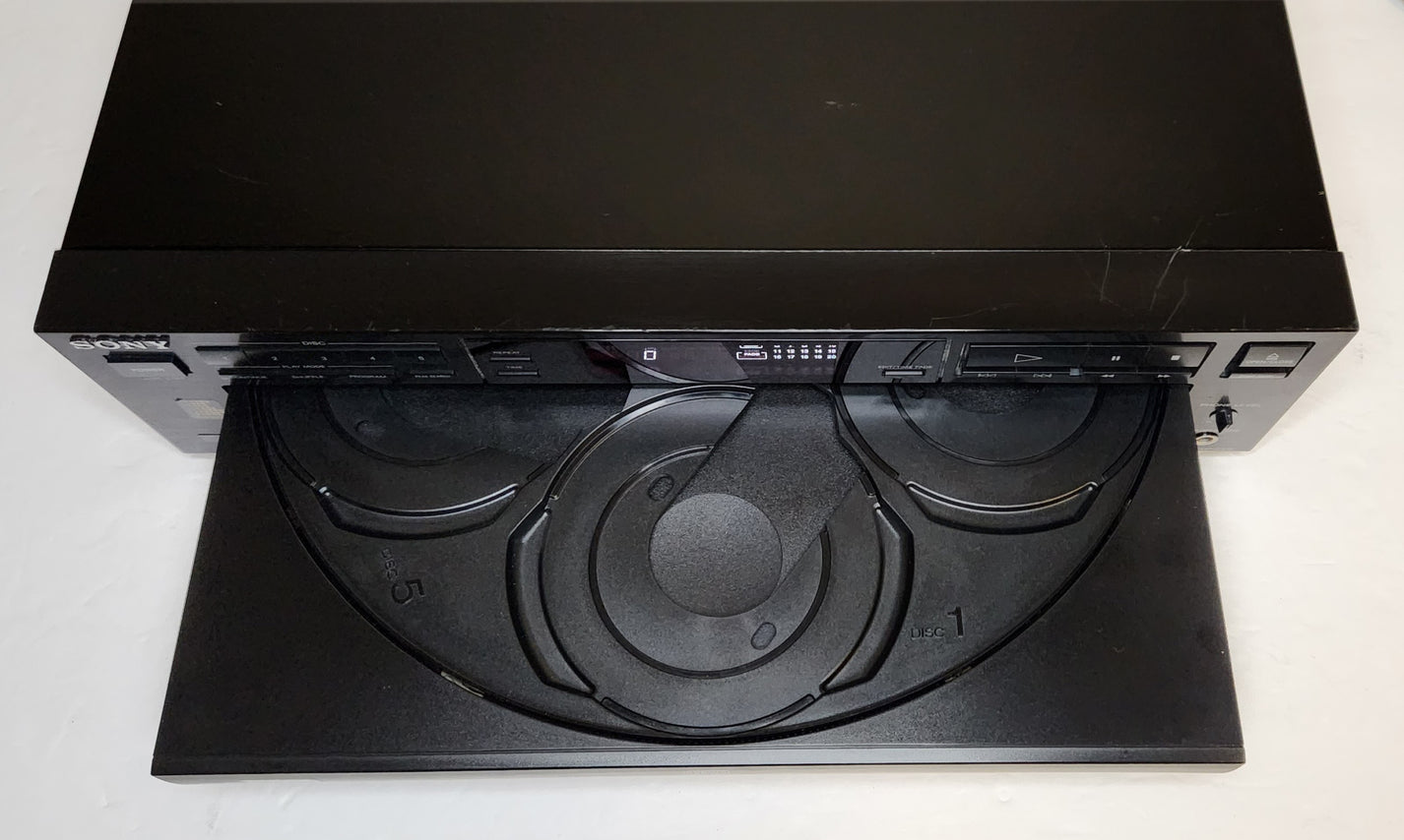 Sony CDP-C215 5-Disc Carousel CD Changer Player – VCR-DVD.com