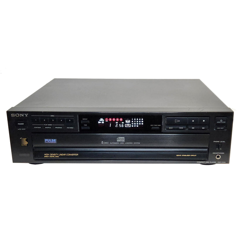 Sony CDP-C215 5-Disc Carousel CD Changer Player – VCR-DVD.com