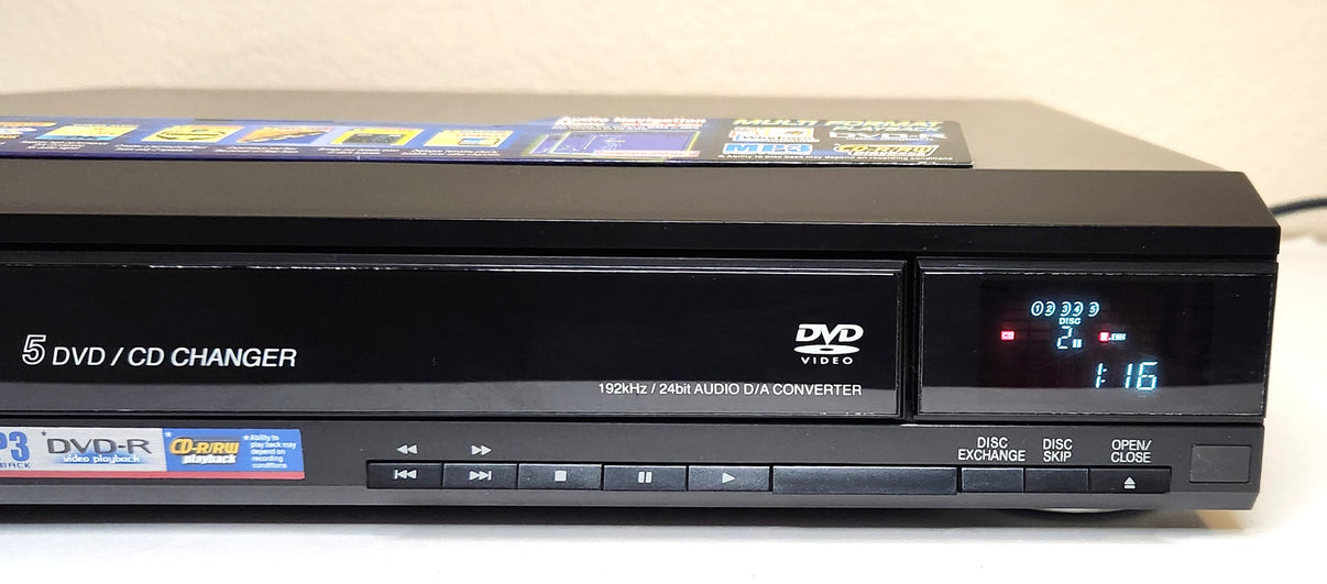 Panasonic DVD-CV52 DVD/CD Player, 5 Disc Carousel Changer – VCR-DVD.com