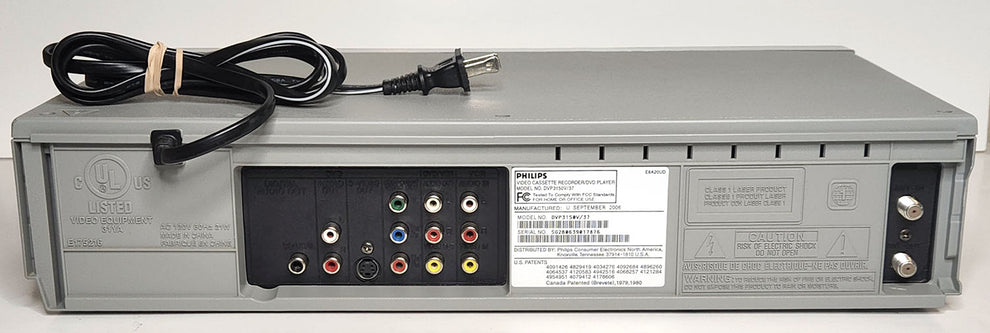Philips DVP3150V VHS VCR/DVD Player Combo – VCR-DVD.com
