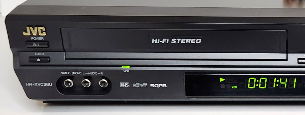 JVC HR-XVC26U VHS VCR/DVD Player Combo – VCR-DVD.com